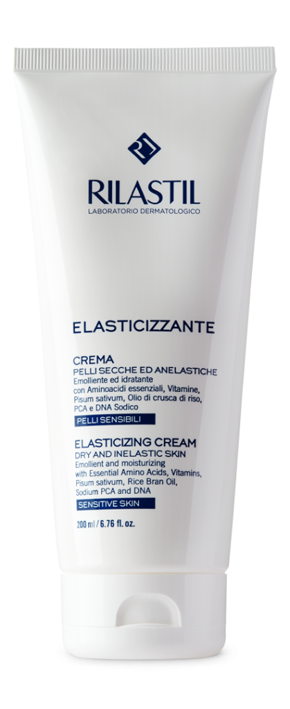Rilastil - Cremă pentru piele sensibilă, inelastică, cu cicatrici